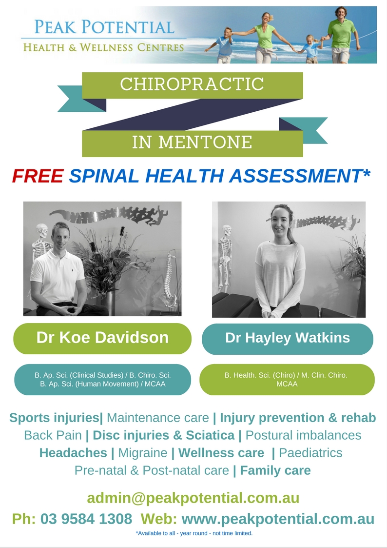 Chiropractic Special Offers | Peak Potential Chiropractic