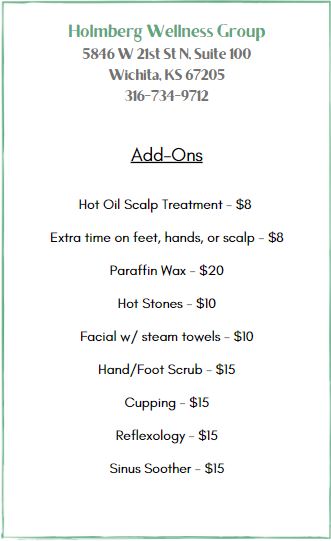 Massage Therapy Wichita KS | Holmberg Wellness Group