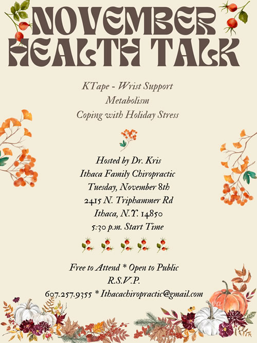 Community Events at Ithaca Family Chiropractic