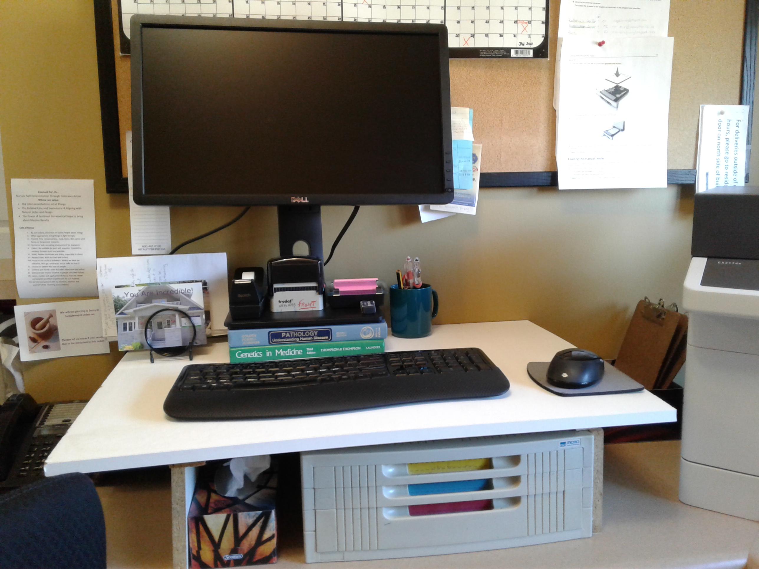 Creating a Home-Made Standing Work Station | Dr. Katharine du Quesnay