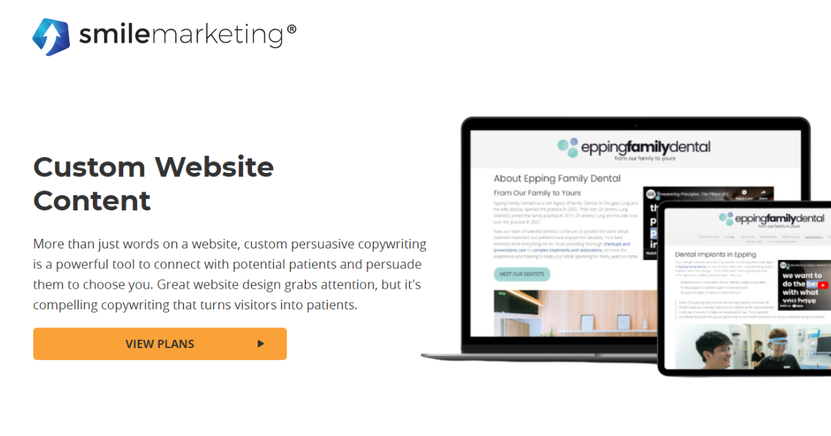 Professional Dental Copywriting